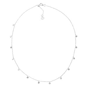Silpada .925 Sterling Silver Chain Necklace for Women, Adjustable Station, Jewelry Gift Ideas, 'Silver Lace', 18"