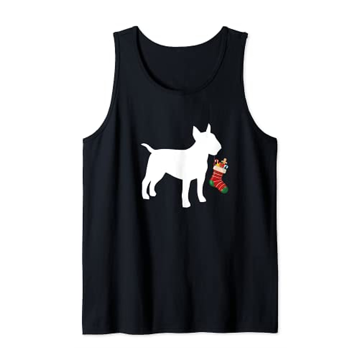 Bull Terrier Christmas Stocking Stuffer Dog Tank Top