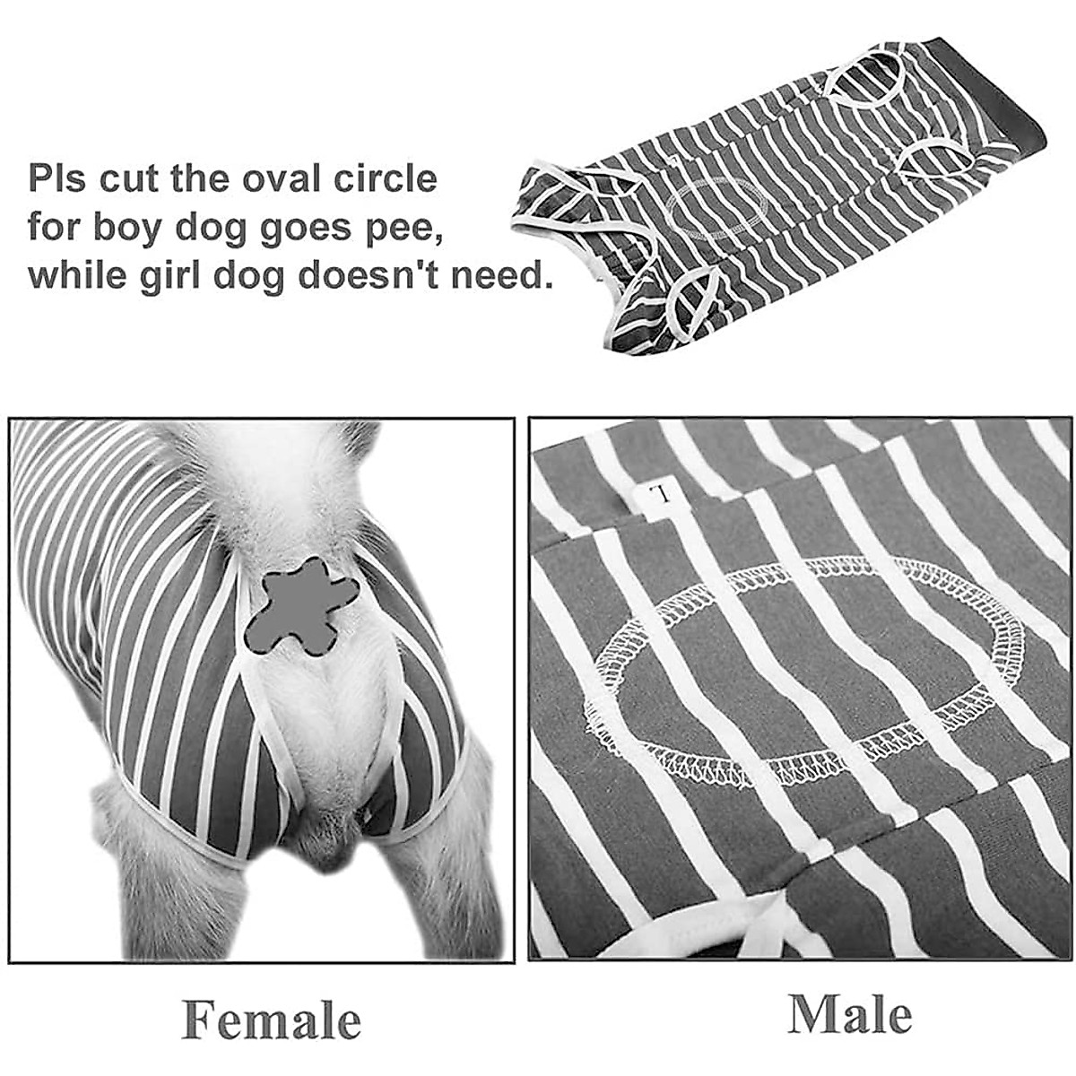 Dog Surgery Recovery Suit,Prevent Licking Dog Onesie Protective Bodysuits for Abdominal Wounds Recovery Shirt After Surgery for Female Male Pet (camo, XL(Back 19"-Chest 22.83-28.35"))