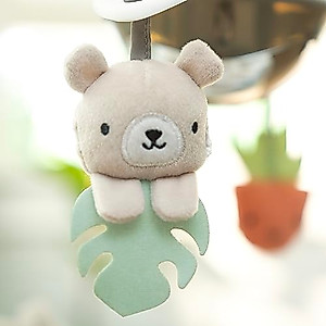 Ingenuity InLighten Soothing Swing & Rocker - Vibrating Swivel Infant Seat, Soothing Sounds, Lights - Nate