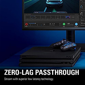 Elgato HD60 Pro1080p60 Capture and Passthrough, PCIe Capture Card, Low-Latency Technology, PS5, PS4, Xbox Series X/S, Xbox One, black