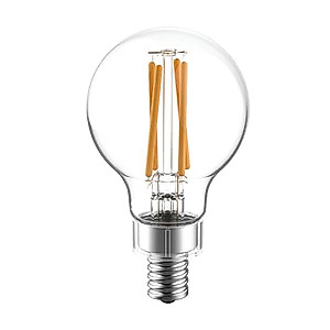 GE Reveal LED Light Bulbs, 60 Watt, A15 Ceiling Fan Bulbs, Clear, Small Base (2 Pack)