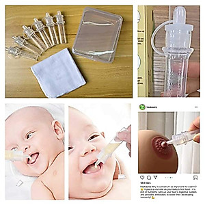 Haakaa Silicone Colostrum Collectors Set with Clear PP Storage Case 4 ml, 6 PK