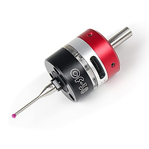 CNCTOPBAOS CF-38 3D Trigger Edge Finder to Find Machining Center,CNC Milling Machine 3d Touch Probe Three-Coordinate Waterproof Precision Probe Centring Rod Tool Setter with Tip