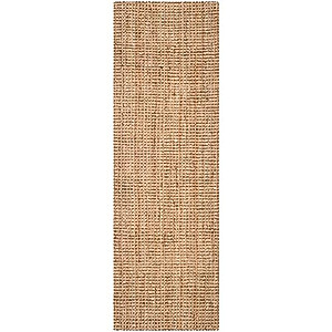 SAFAVIEH Natural Fiber Collection 2' x 3' Natural NF747A Handmade Farmhouse Premium Jute Accent Rug
