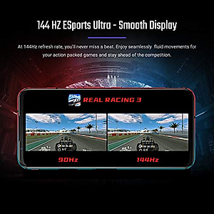 nubia RedMagic 5G Gaming Phone 8GB RAM + 128GB ROM/Smartphones with Qualcomm Snapdragon 865/144Hz: Refresh Rate 6.65″ AMOLED Display/64MP Triple Camera NFC(Black