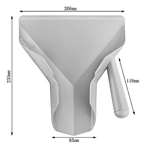 TCPENG® French Fry Scoop, French Fry Bagger Scoop, Popcorn Scoop for Popcorn Machine, Commercial Fry Bagger Scooper, Food French Fries Shovel Fry Scoop