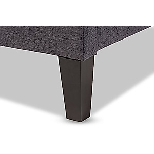 Baxton Studio 424-6991-AMZ Platform, Full, Grey