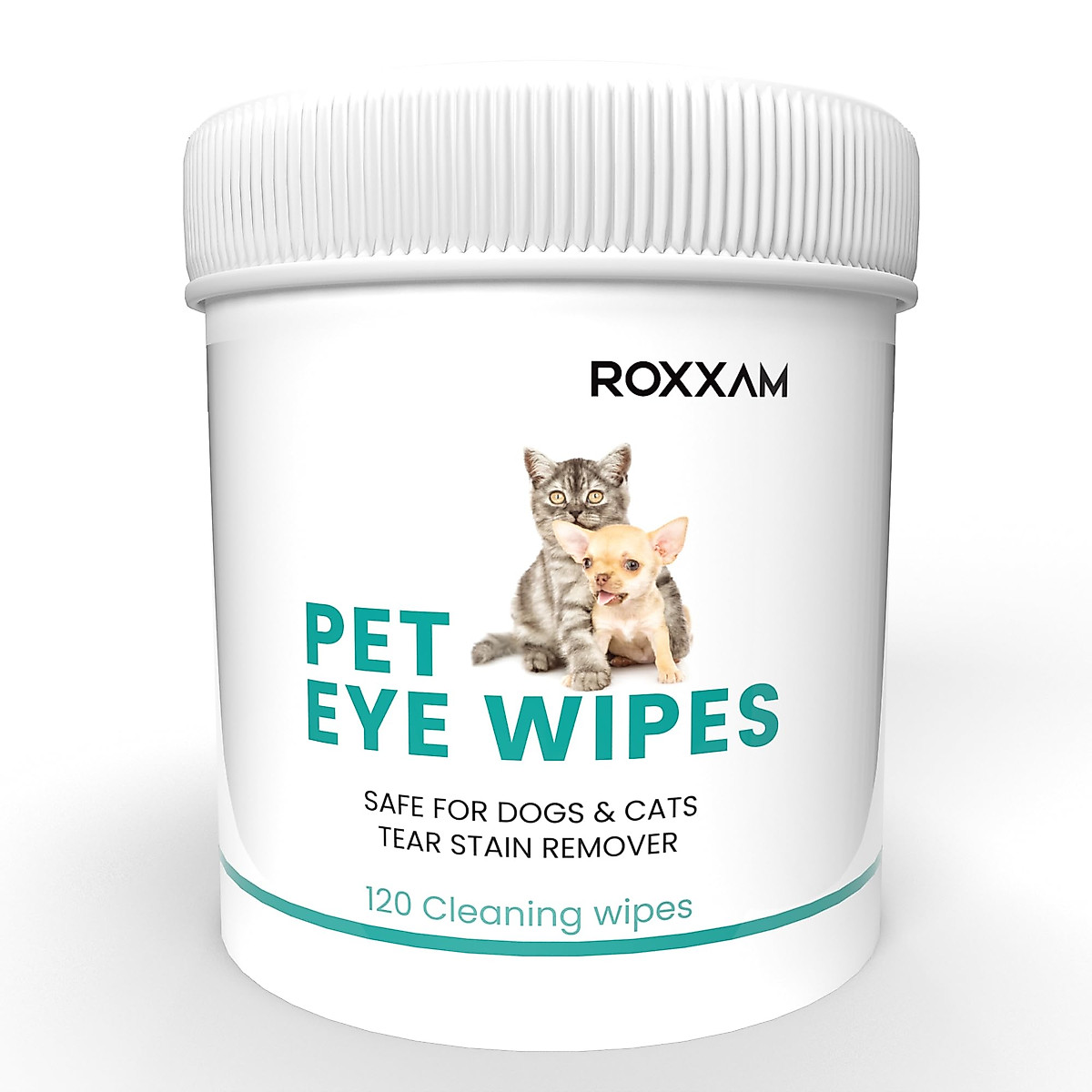 ROXXAM Pet Eye Wipes | Soft & Gentle Tear Stain Remover for Dogs Wipes | Convenient & Easy to Use | Dog Eye Wipes Tear Stain Remover Prevents Tear Stain | Safe & Natural Dog Eye Wipes for Crust