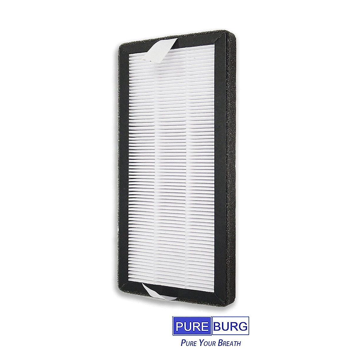 PUREBURG YY11200 Replacement Filter Set Compatible with Lasko HF11200 Desktop Air Purifier, 2 H13 HEPA+2 Activated Carbon Filter + 4 Carbon Pre-filters