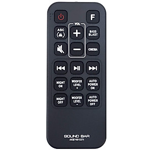 AKB74815371 Replacement Remote Fit for LG Wireless Sound Bar SK3D (SK3D, SPH4B-W) SK4D (SK4D, SPH4B-W) SJ4