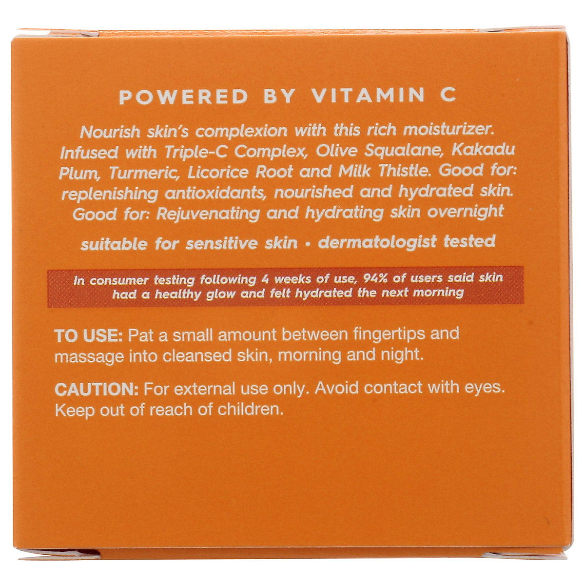 Avalon Organics Skin Moisturizer with Vitamin C, 1.7 Oz, Dermatologist Tested, Plant-Based Formula, Cruelty-Free