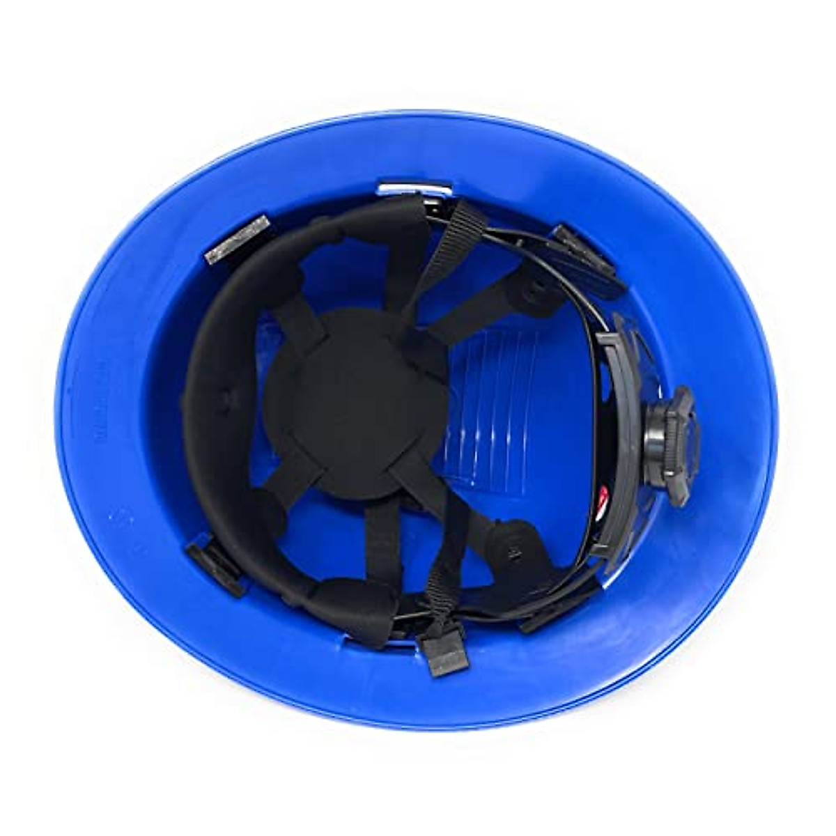 HDPE Hydro Dipped Full Brim Hard Hat with Fas-trac Suspension (Blue & Silver)