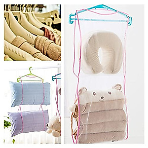 Pillow Drying Net Creative Hanging Drying Rack Multifunction Drying Mesh Bag for Plush Toy and Pillow