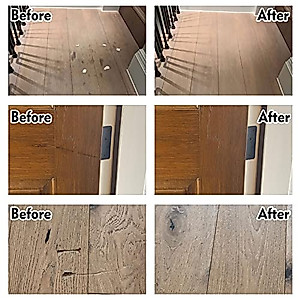 MYPROKIT Wood Filler, Wood Furniture Repair Kit, Wood Floor Scratch Remover with 18 Colors, Wood Putty and Beeswax for Wood Stains, Holes, Laminate, Cabinet, Tables, Cherry, Oak, Walnut - Set of 31