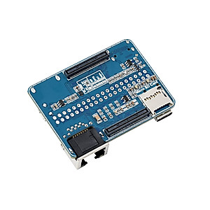 Nano Base Board (B) for Raspberry Pi Compute Module 4, Same Size as CM4, with Standard CM4 Socket, Raspberry Pi 40PIN GPIO, Gigabit Ethernet, USB2.0, DSI, CSI, HDMI, 3.5mm Audio Jack etc.