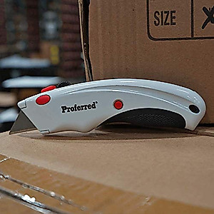 Proferred T54001 Retractable Utility Knife, 6"