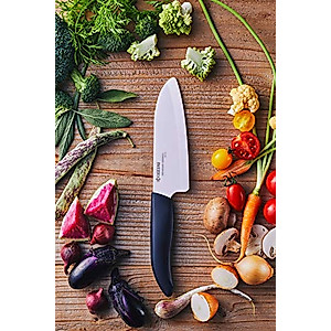 Kyocera Revolution Mini Santoku, 4-inch: White 5.5"