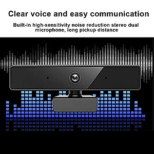 Zyyini Bindpo Full HD 1080P 30fps Computer Webcam, PC Laptop Web Camera with Microphone for Video Conference, Recording, Online Teaching