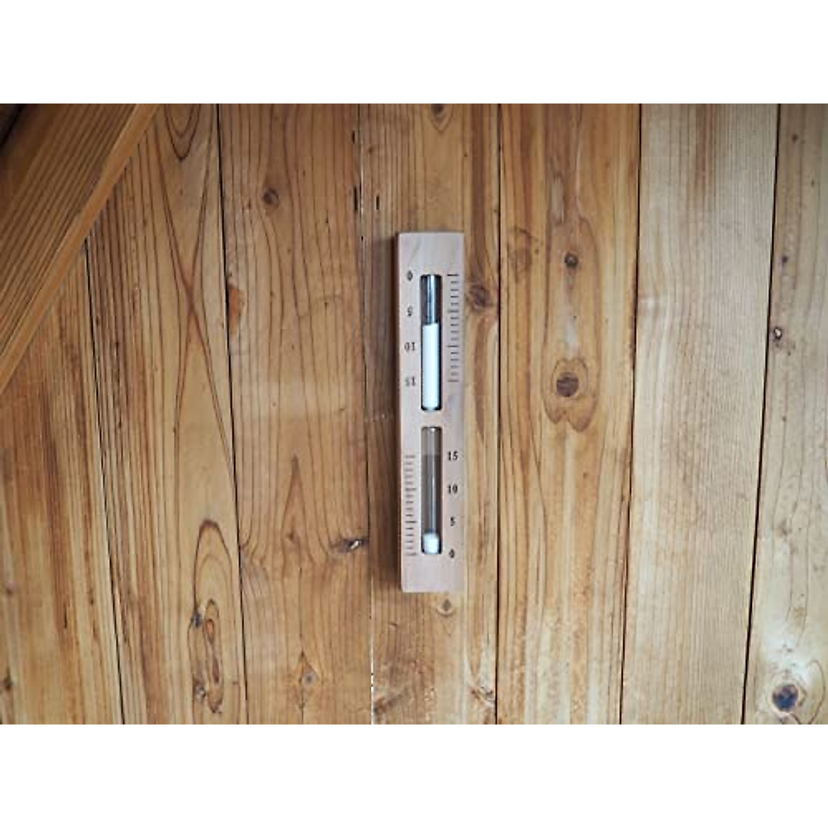 HSE Cedar Box Sauna Sand Timer - 15 Minutes - Choose Your Sand Color (15 Minutes, White)