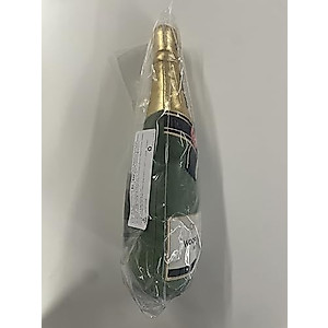 CHEWFFON Dog Toy, Squeaky Dog Toys for Boredom, Plush Dog Present Chew Toy for All Breeds Dogs, Champagne Shape Interactive Dog Toys for Birthday Stimulating Gifts