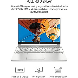 HP Newest Pavilion Touchscreen Laptop, 15.6”FHD 1080P IPS Display, Intel Core i5-1235U, 16GB RAM, 1TB PCIe SSD, Wi-Fi 6, Webcam, USB-A&C, w/HDMI Cable