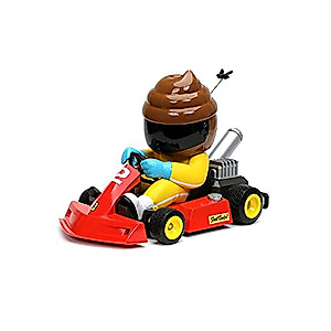 Jada Toys Fart Karts, Remote Control Car, Makes a Variety of Farting Sounds from the Kart, Hilariously Fun Toy, HyperChargers USB Charging Technology, For Ages 6 and up