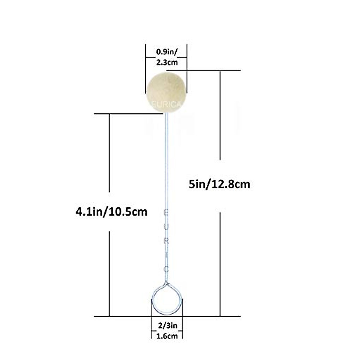 (50 Pack) Wool Daubers Leather Dye Leather Tool Wool Balls Brush Leathercraft Tools and Supplies Leather Crafting Tools Leather Craft Sponge Daubers with Metal Handle for DIY