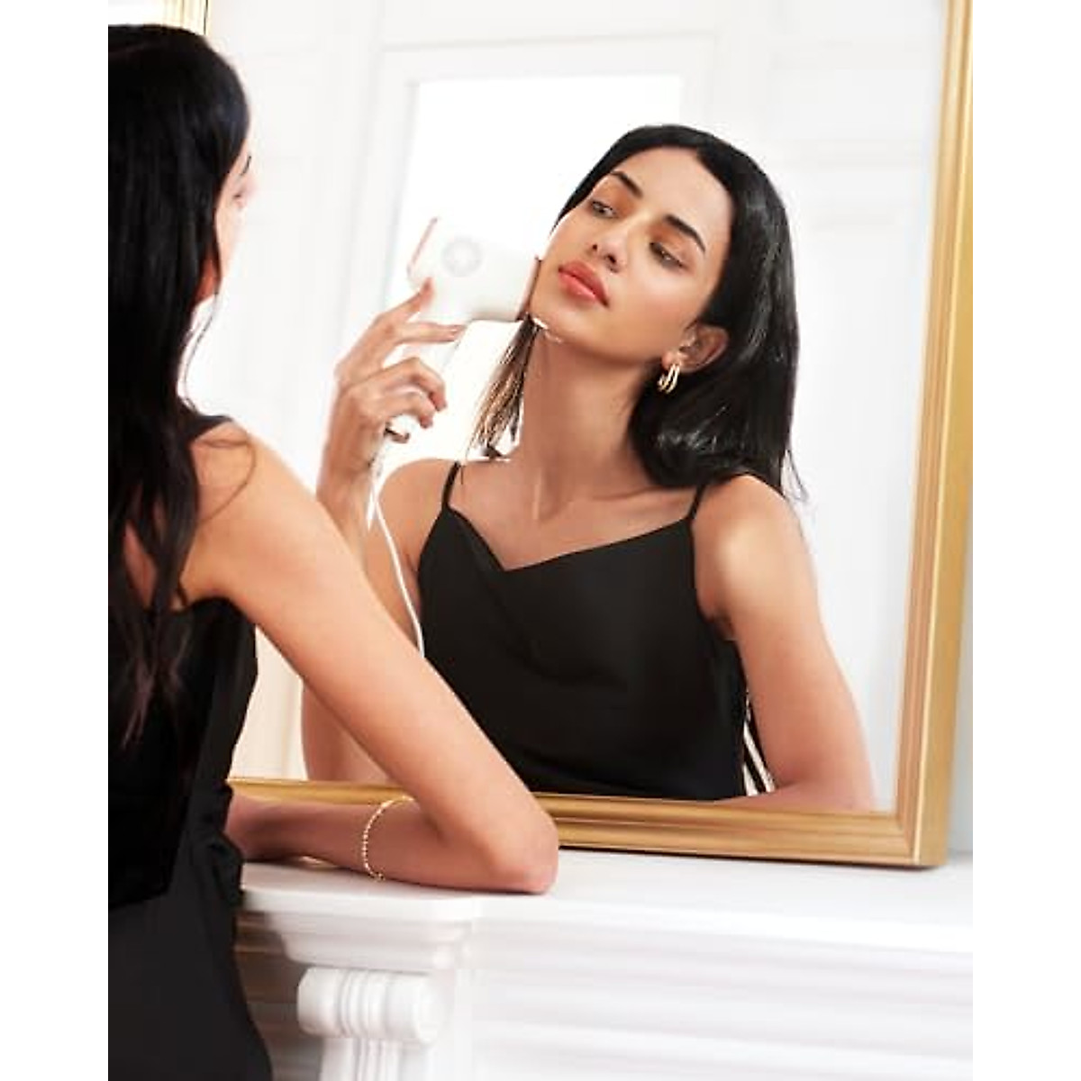 INNZA Laser Hair Removal with Ice Cooling Care Function for Women Permanent,999,999 Flashes Painless IPL Hair Remover, Hair Removal Device for Armpits Legs Arms Bikini Line (1-White)