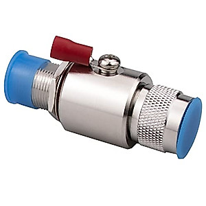 N Lightning Surge Protector Male to Female Bulkhead 0-3GHz with 90V Discharge Gas Tube Coaxial WiFi Lightning Arrestor