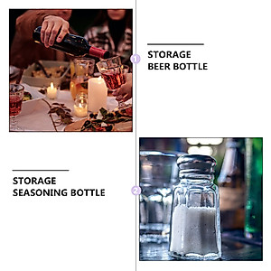 Cabilock Shelf Bracket Beer Bottle Carrier Holder Rack: Metal Wire Basket Wine Bottle Drink Rack Basket Bread Fruit Stand Holder for Snacks Fruits Bread Kitchen Desktop Stand