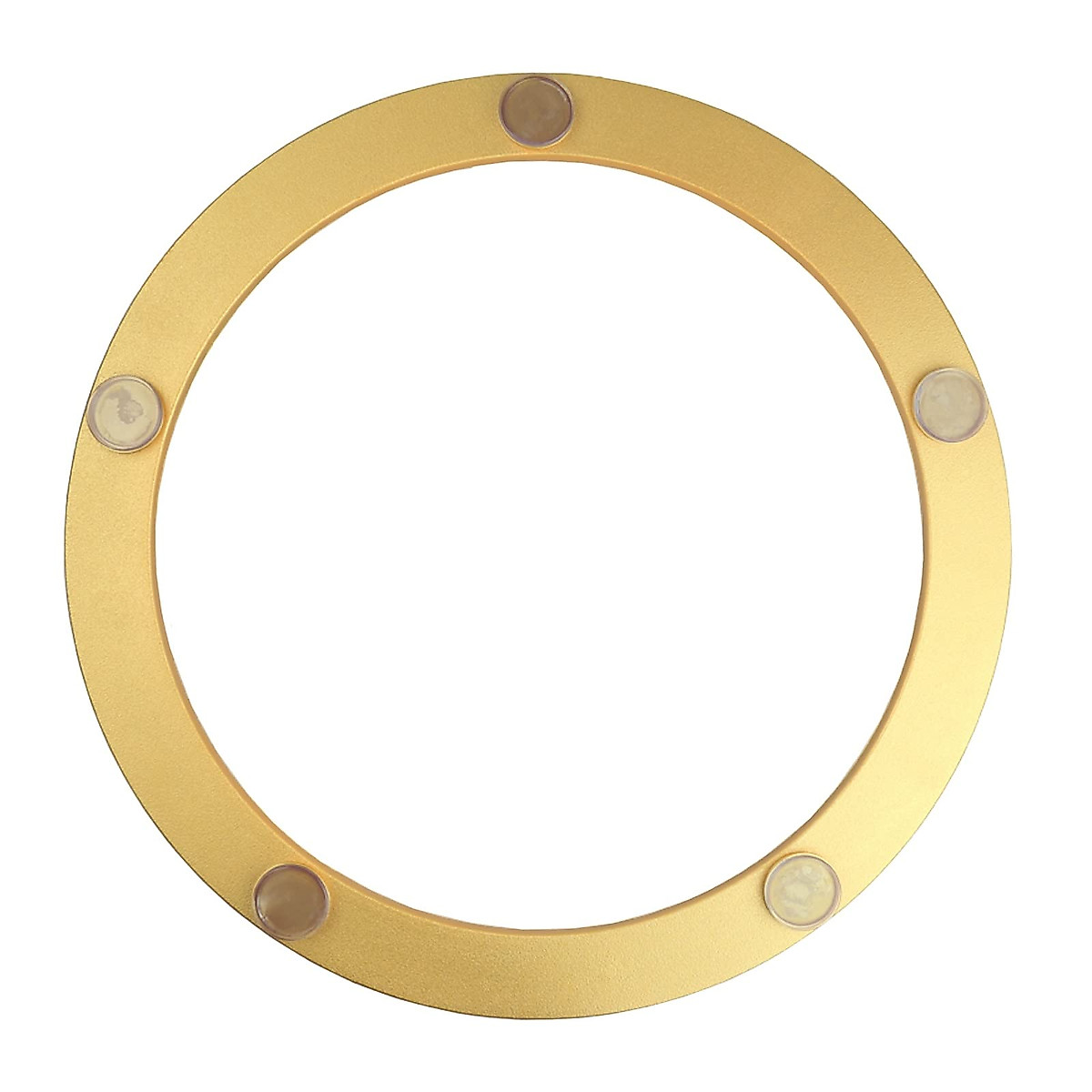Cold Rolled Steel Lazy Susan Bearing - Swivel Base Gold, With Soft Rubber Pad, Prevents Offset, Strong Suction, Thickness 14mm, Robust And Durable, Rotating Bearing Turntable