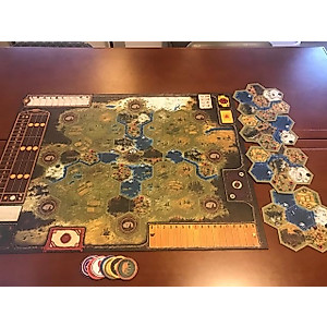 Stonemaier Games: Scythe Modular Board | Change The Map and Faction Locations to Add Variability to Your Scythe Game | Add to Scythe (Base Game) | 1-7 Players, Ages 14+