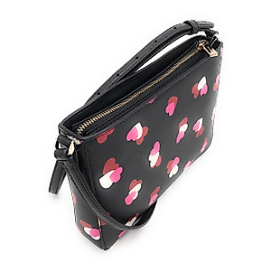 Kate Spade New York Rory Saffiano Leather Crossbody (Flutter Hearts Multi)