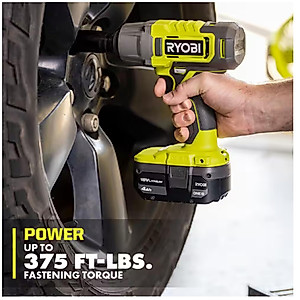 Buho Impact Wrench and Ratchet Accessory Bundle - Cordless 1/2 inch Impact Wrench 3/8 inch 4-Position Ratchet 2.0 Ah Battery 18V Charger 2 Universal Joints Tool Bag