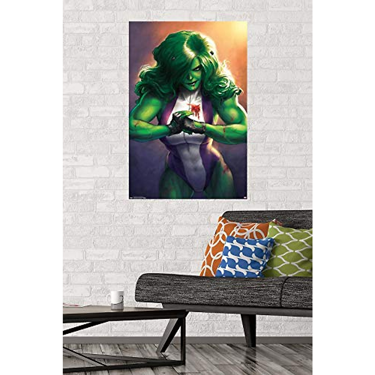 Trends International Marvel Comics - She-Hulk - Totally Awesome Hulk - Cover #4 Wall Poster, 22.375" x 34", Premium Unframed Version