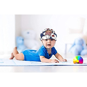 Blueice Baby Infant Toddler Children no Bumps Safety Helmet Head Cushion (Light Orange),blue-101