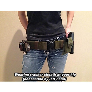 Whole Earth Supply Black Leather Tracker Sheath Fixed Blade Knife Hunting Skinning Blanks Knives