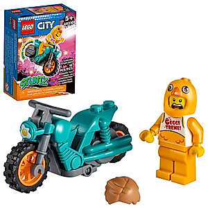 LEGO City Chicken Stunt Bike 60310 Building Kit; Fun Cool Toy for Kids (10 Pieces)
