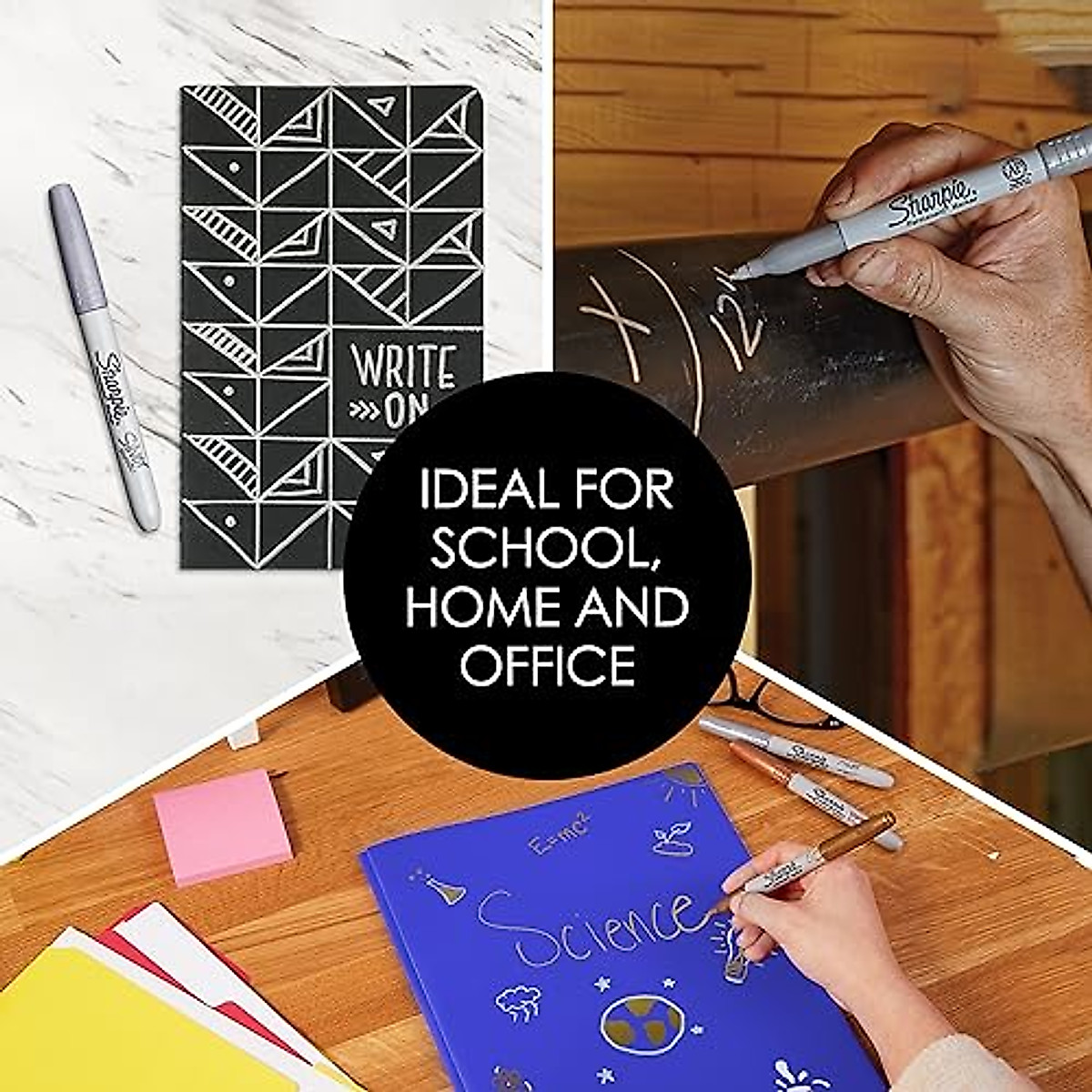 Sharpie Metallic Permanent Marker | Fine Tip | Silver | 1 Count