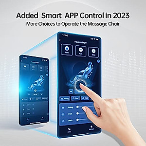 Real Relax 2023 Massage Chair of Dual-core S Track, Full Body Massage Recliner of Zero Gravity with APP Control, Brown