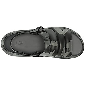 UGG Men's Sport Yeah CAMOPOP Slide Sandal, Black, 11