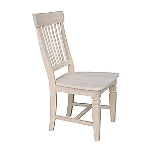 International Concepts Tall Java Chair, Unfinished