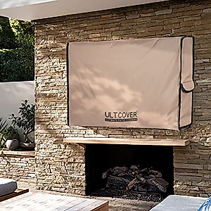 ULTCOVER Waterproof Outdoor TV Cover for 28-32 inch Outside Flat Screen Televisions with Mounts and Stands