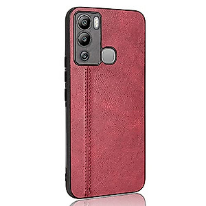 Phone Case for Infinix Hot 12i, Case for Infinix Hot 12i Cow-Like PU Leather Style Protector Cover, Non-Slip Shockproof Cover for Infinix Hot 12i Case