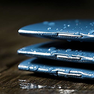 Rite In The Rain Weatherproof Mini-Stapled Notebook, 3 1/4" x 4 5/8", Blue Cover, Universal Pattern, 3 Pack (No. 271FX-M)