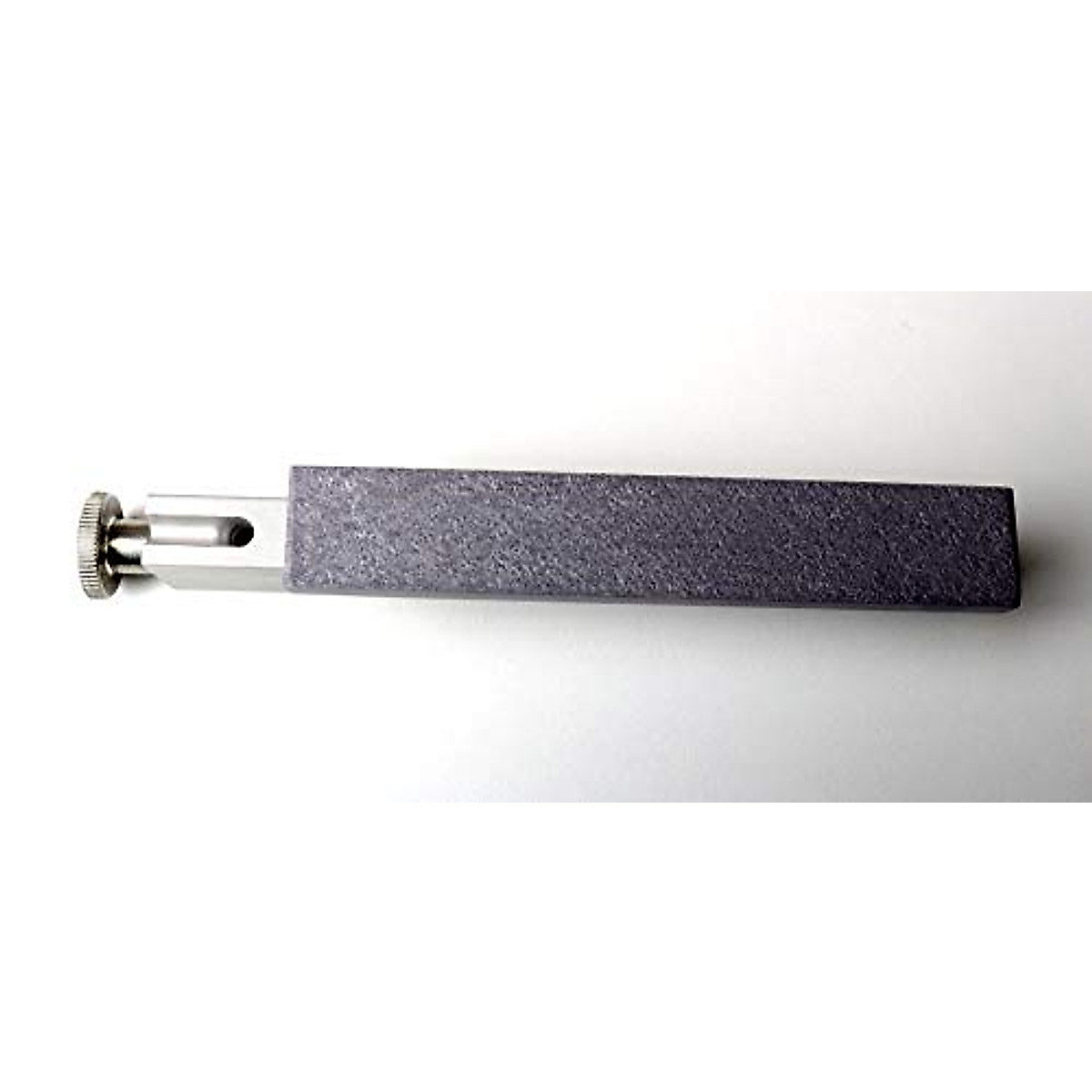 BELGISCHER BROCKEN Dorolist sharpening guide I Blue Belgian Whetstone 6000 on aluminum support I format 3,94 x0,67x0,24in I Knife sharpener compatible with Lansky-EZE Lap grinding system