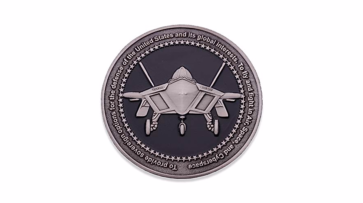 Air Force Challenge Coin - USAF Veteran | Officially Licensed 3D