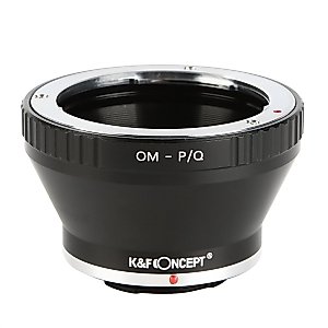 K&F Concept Lens Mount Adapter for Olympus OM Zuiko Lens to Pentax Q-S1 Q10 Q7 Q DSLR Camera Camera Body