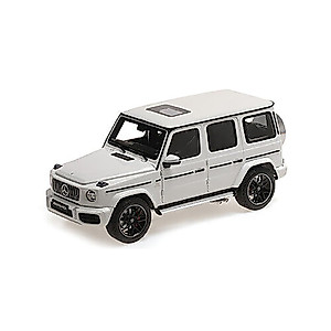 Minichamps 2018 AMG G63 White with Sunroof 1/18 Diecast Model Car 110037065